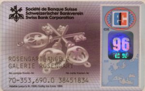 Bank Card: Swiss Bank Corporation EuroCheque Card (Swiss Bank ...