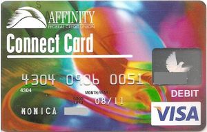 Bank Card: Affinity Federal Credit Unión (Franklin Mint Federal Credit ...