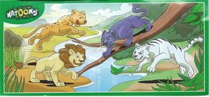 Meal Toy: Tiger (Kinder Surprise, Europe) (Kinder - Natoons - Jumping ...