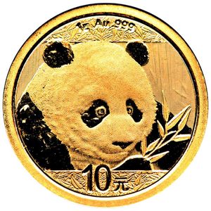 Moneda: 10 Yuan (Panda) (China(1983~Hoy - Pandas chinos - Monedas Bullion)