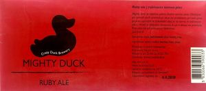 Etiqueta de bebida: Mighty Duck - Ruby Ale (Crazy Duck Brewery ...