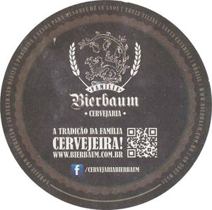Beer Coaster: Bierbaum (Cervejaria Bierbaum, BrazilCol:BR-000663