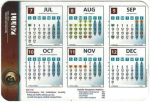 Pocket Calendar: Saudi Aramco Operational (Saudi Arabia(Advertising ...