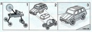 Meal Toy: Yellow car, geared (Kinder Surprise, Europe(Kinder - Geared ...