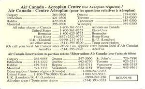 Functional Card: Air Canada - Aeroplan (Airlines, Canada(Air Canada ...