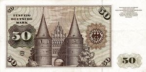 Banknote: 50 Deutsche Mark (Germany, Federal Republic) (1970-1980 Issue ...