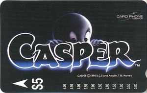 Phonecard: Movie Title -Casper (Card Phone, Australia(Casper Movie) Col ...