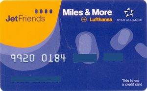 Functional Card: Lufthansa Miles & More - JetFriends (Airlines, Germany ...