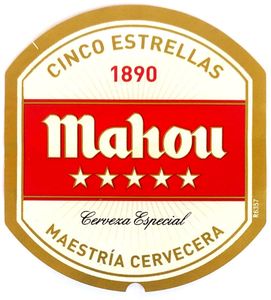 Drink Label: Mahou Cerveza Especial (Mahou S.A., SpainCol:ES-BEER-000394