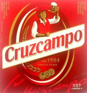 Drink Label: Cruzcampo Cerveza Pilsen (Heineken España S.A., SpainCol ...