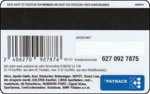 Functional Card: Aral Business Card (Payback, Germany, Federal Republic ...