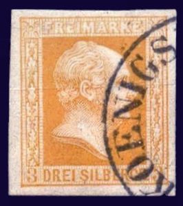 Stamp: King Friedrich Wilhelm IV (Prussia(Friedrich Wilhelm IV) Mi:DE ...