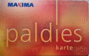 Functional Card: Maxima - Paldies Karte (Shops - Supermarkets, Latvia ...