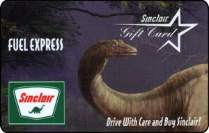Gift Card: Dinosaur (Sinclair, United States of America(Sinclair Gas ...
