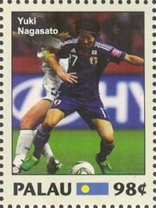 Stamp: Yuki Nagasato (Japan) (Palau(Women's World Cup Final 2011) Mi:PW ...
