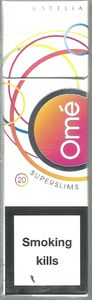 Cigarette Pack: Ome Superslims (United Kingdom of Great Britain ...