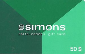 Gift Card: Logo-Green (Simons, Canada(Simons) Col:CA-Simon-002-050