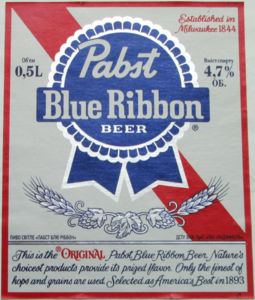 Drink Label: Pabst Blue Ribbon (PAT PBK Radomyshl', UkraineCol:UA-BEER ...