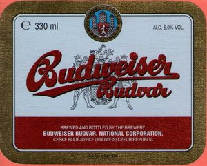 Drink Label: AH87-Budweiser Budvar (Budweiser Budvar, N.C., Czech ...
