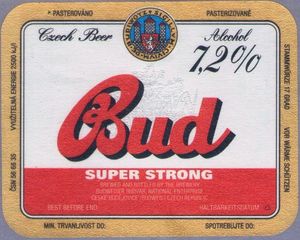Drink Label: AU2-Bud super strong 16 (Budweiser Budvar, N.C., Czech ...