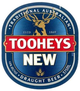 Drink Label: Tooheys New (Tooheys, AustraliaCol:AU-BEER-000063
