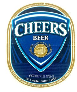 Drink Label: Cheers Beer (Thai Asia Pacific Brewery Company Limited ...