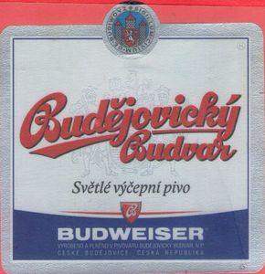 Drink Label: C35I-Budějovický Budvar světlé výčepní pivo (Budweiser ...