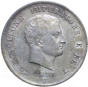Coin: 5 Lire (V) (Italian States(Kingdom of Italy (1805~1814 ...