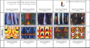 Stamp: Modern Art : Ferdinand Nigg (Personalized & Private Mail Stamps ...