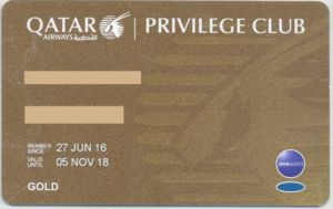 Functional Card: Qatar Airways Privilege Club Gold (Airlines, Qatar ...