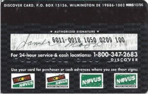 Tarjeta de Banco: Discover Novus (Discover, Estados Unidos de ...