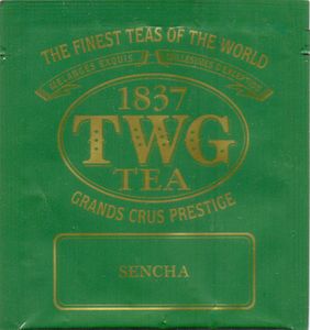 Tea Bag: Sencha, 85x80, glossy (TWG Tea, SingaporeCol:TB-SG-0144 🍵