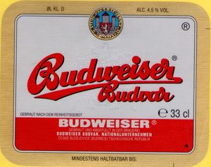 Drink Label: HŠ20-Budweiser Budvar (Budweiser Budvar, N.C., Czech ...