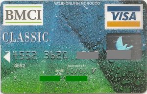 Bank Card: BMCI Classic (BMCI, Morocco) Col:MC-VI-0001