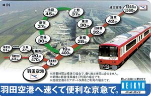 Phonecard: Express Train - Keihin Keikyu Railway 2100 series EMU (NTT ...