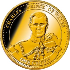Coin: 1 Crown (Charles Prince of Wales) (Gibraltar(1998~2018 - 4th ...