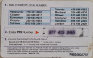 Phonecard: Philippine Express Calling Card (Remote Memory Canada ...