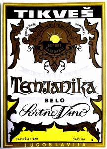 Drink Label: Temjanika (Tikves, North MacedoniaCol:MK-WINE-000138
