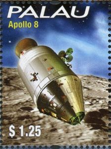 Stamp: Apollo 8 (Palau(40th anniv. of the End of the American Apollo ...