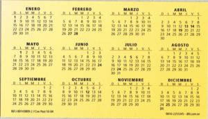 Pocket Calendar: Dhl (Venezuela(Advertising) Col:VE-2017-Adv-001