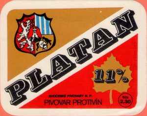 Drink Label: E10-Platan 11 (Pivovar Platan Protivín, Czech RepublicCol ...