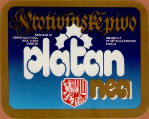 Drink Label: P01-Platan nealko (Pivovar Platan Protivín, Czech ...
