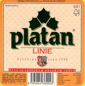 Drink Label: X09II-Platan linie (Pivovar Platan Protivín, Czech ...