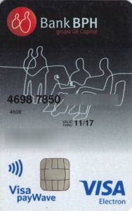 Bank Card: Visa Elektron (Bank BPH, PolandCol:PL-VE-0201
