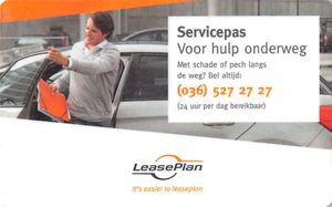 Functional Card: Lease Plan - Servicepas Module 2 (Car Assistance and ...