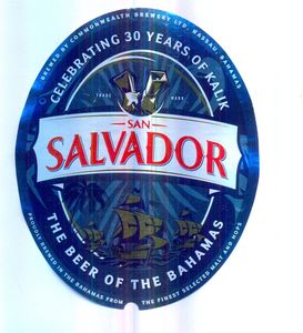 Etiqueta de Bebida: Kalik 30 years SAN SALVADOR (Commonwealth Brewery ...