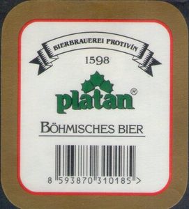 Drink Label: NH3-Platan Export Bier (Pivovar Platan Protivín, Czech ...