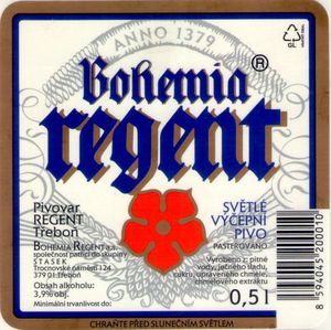Drink Label: Cx11-Bohemia Regent světlé výčepní pivo 10 (Pivovar Regent ...