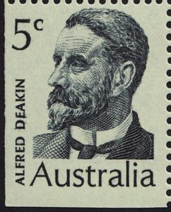 Stamp: Prime Minister - Alfred Deakin - I(LB) (Australia(Famous ...
