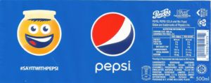 Etiqueta de bebida: #SayitwithPepsi - Face with cap (Pakistan Beverage ...